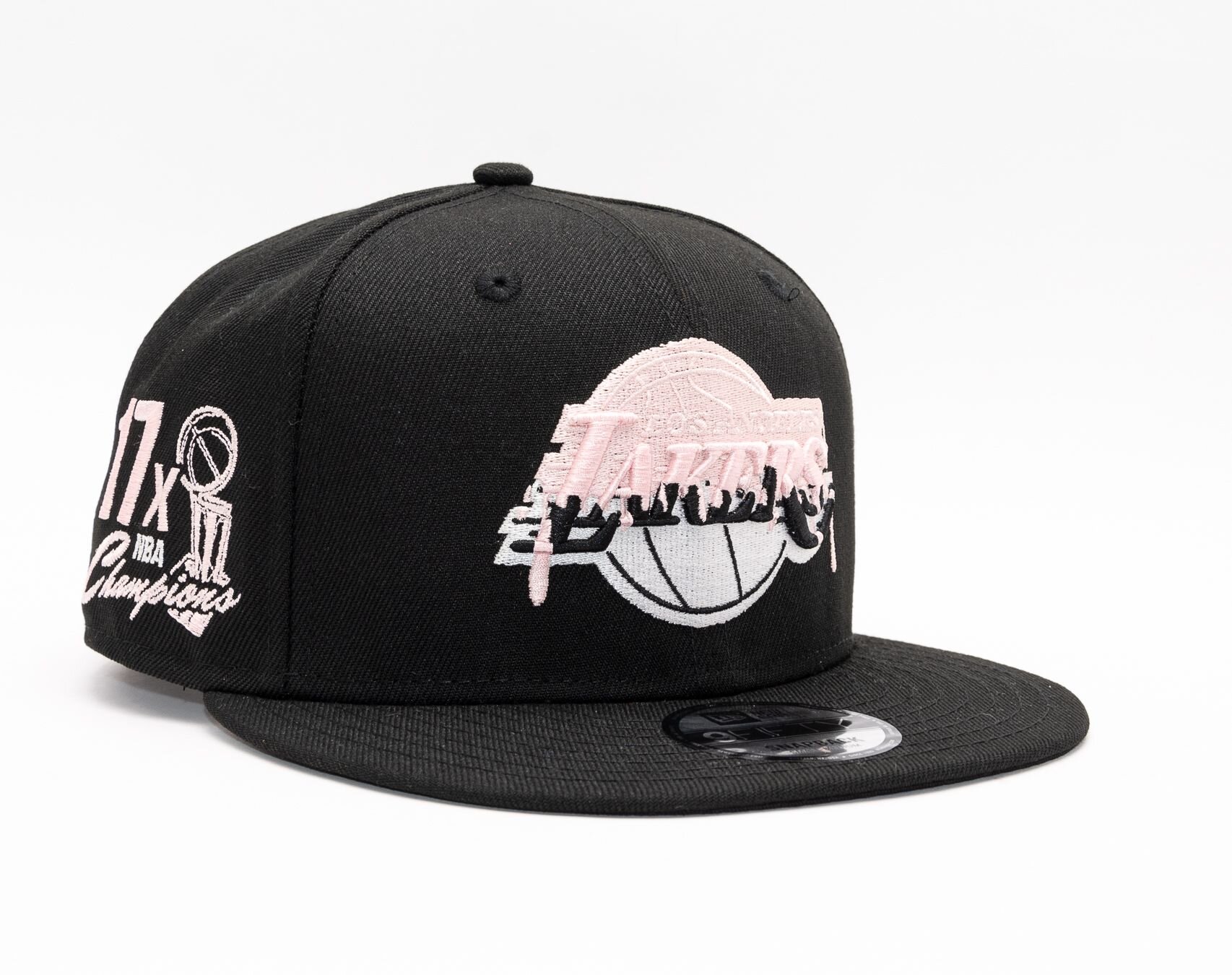 New Era 9FIFTY NBA Team Drip Los Angeles Lakers Black Cap - Snapbacks