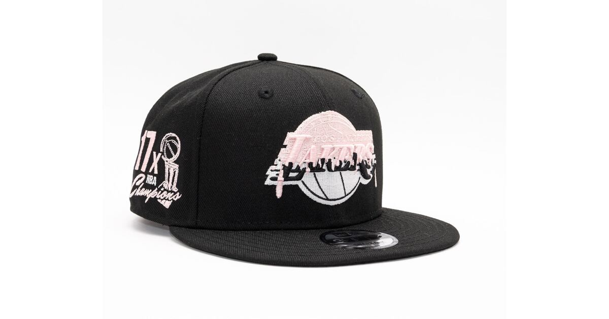 New Era 9FIFTY NBA Team Drip Los Angeles Lakers Black Cap - Snapbacks